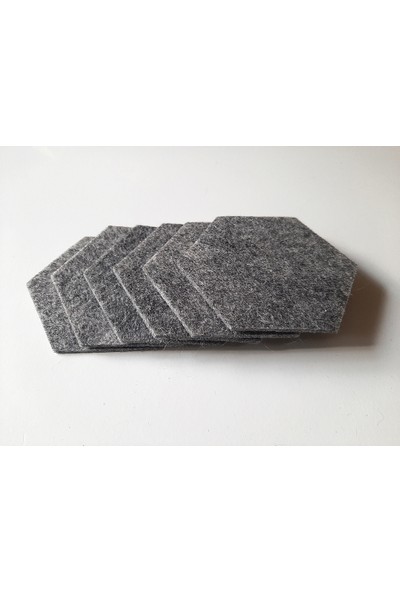 Nil'in Evi Altıgen Keçe Bardak Altlığı