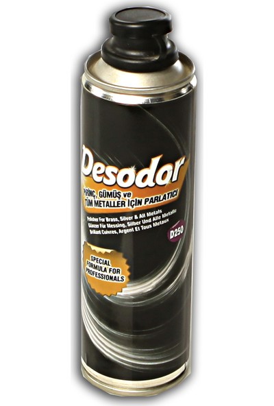 Desodor D250 Pirinç Gümüş Metal Parlatıcı 300 ml