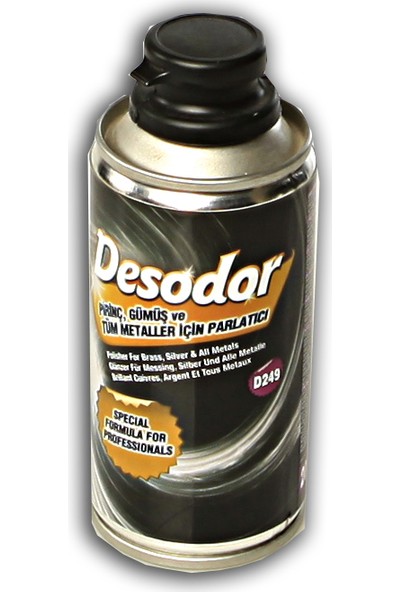 Desodor D249 Pirinç Gümüş Metal Parlatıcı 200 ml