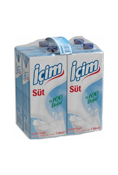 İçim Süt Uht Y.Yağlı M.P. 4X1 lt