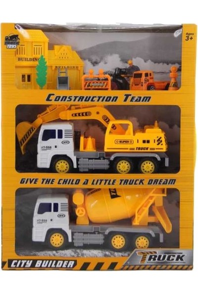 Birlik Oyuncak Büyük Kepçe - Mikser İnşaat Seti Birlik Oyuncak Büyük Kepçe - Mikser İnşaat Seti