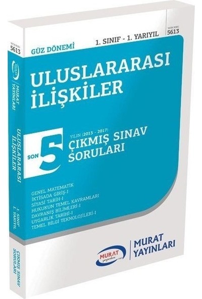 Murat Yayınları Açıköğretim 1. Sınıf Güz Uluslararası Ilişkiler Çıkmış Sorular Murat Yayınları Açıköğretim 1. Sınıf Güz Uluslararası Ilişkiler Çıkmış Sorular