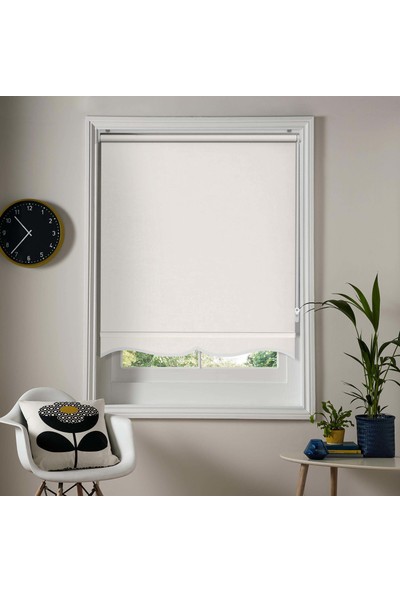 Perva Beyaz Etek Modelli Stor Perde Perva Beyaz Etek Modelli Stor Perde