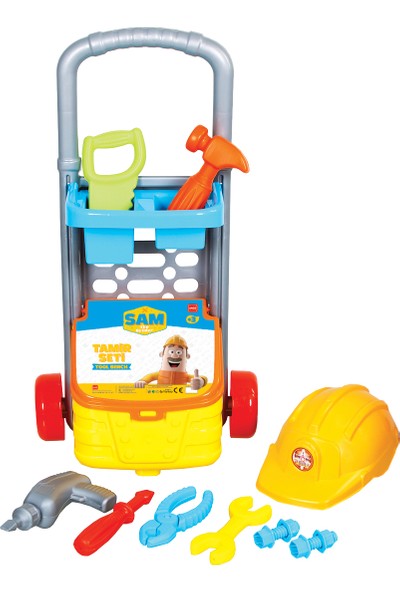 Mgs Oyuncak Sam The Builder Tamir Arabası Çek Çek Araba URT-5593 Mgs Oyuncak Sam The Builder Tamir Arabası Çek Çek Araba URT-5593