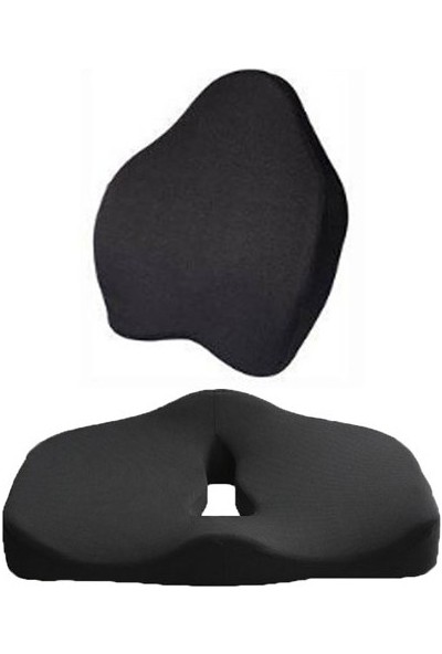 Style Visco Elastik Oturma ve Sırt Minder 2 'li Set Konfor Paketi Style Visco Elastik Oturma ve Sırt Minder 2 'li Set Konfor Paketi