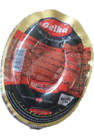 Gelka 250 gr Dana Vakumlu Kangal Sucuk Gelka 250 gr Dana Vakumlu Kangal Sucuk