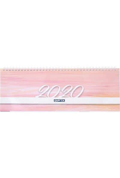 Gıpta 2020 Masa Takvimi 12X33 Haftalık Beyaz 504-Btk