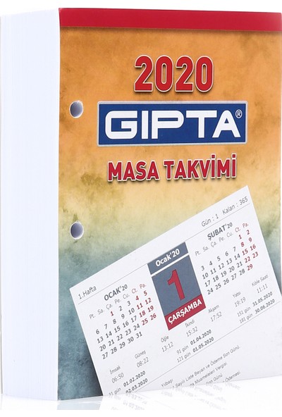 Gıpta Masa Takvimi 2020 10X13 Blok 365-Gtb