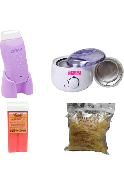 Epilla Boncuk Ağda Makinesi ve Kartuş Ağda Makinesi İkili Set