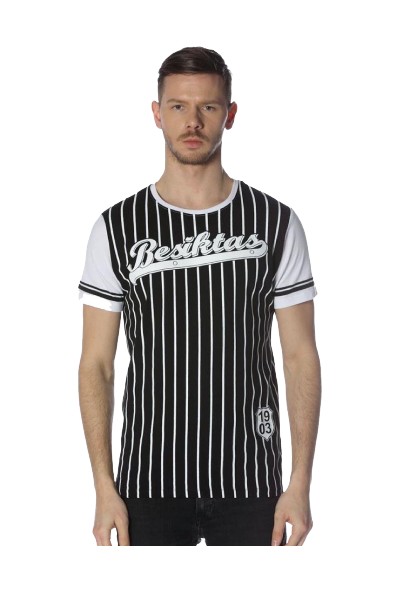 Beşiktaş Erkek Siyah Tişört