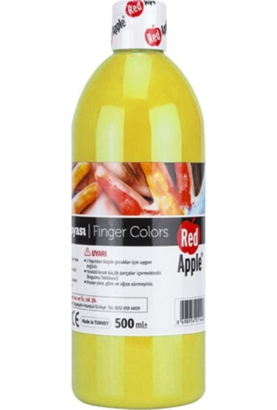 Red Apple RP150-11 Parmak Boyası 500 g Sarı Red Apple RP150-11 Parmak Boyası 500 g Sarı