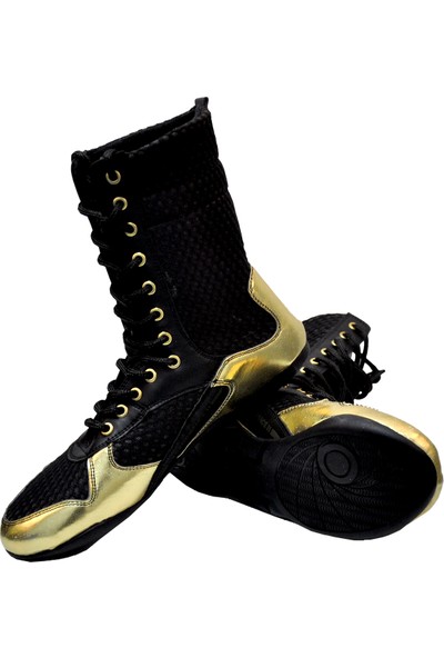 Dragon Boks Ayakkabısı - Siyah/altın Sarısı