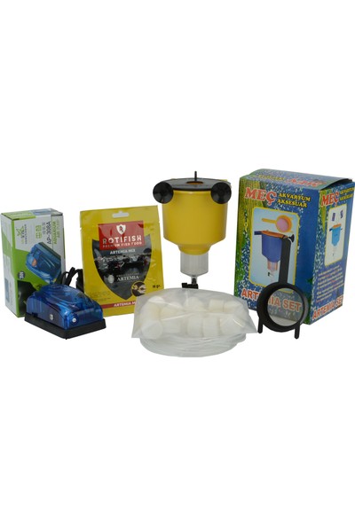 Meç Artemia Çıkarıcı Motorlu Set Meç Artemia Çıkarıcı Motorlu Set
