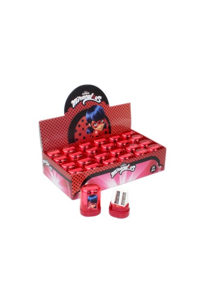 Cem Dolphin Ladybug LB-025317 Çiftli Kalemtraş Miraculous