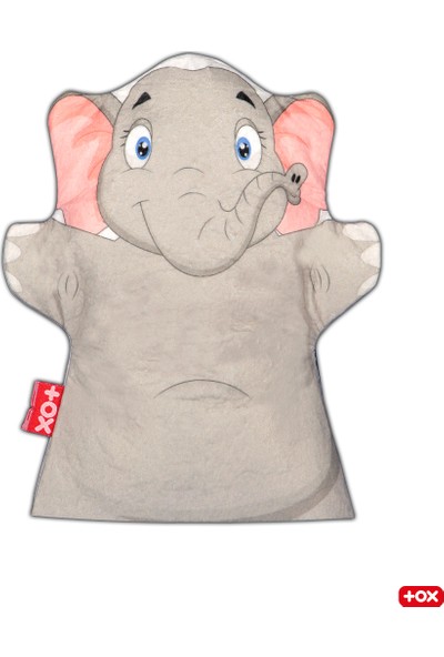 Tox Fil Vahşi Hayvanlar Keçe El Kukla