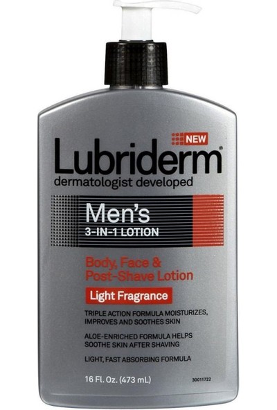 Lubriderm Men's 3 In 1 Lotion Hafif Kokulu 473ML Lubriderm Men's 3 In 1 Lotion Hafif Kokulu 473ML