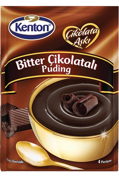 Kenton Puding Çikolata Aşkı Bitter Çikolatalı 100 gr x 6'lı Paket Kenton Puding Çikolata Aşkı Bitter Çikolatalı 100 gr x 6'lı Paket