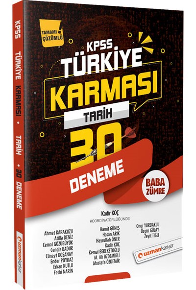 Uzman Kariyer 2020 Kpss Türkiye Karması Tarih 30 Deneme Tamamı Çözümlü - Kadir Koç Uzman Kariyer 2020 Kpss Türkiye Karması Tarih 30 Deneme Tamamı Çözümlü - Kadir Koç