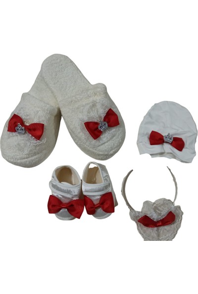 Nazarmed Lohusa Terlik Takım Bone Taç