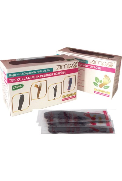 Zımpfile Tek Kullanımlık Pedikür Törpüsü Klasik 100 Adet