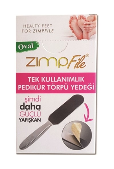 Zımpfile Tek Kullanımlık Pedikür Törpüsü Oval 100 Adet
