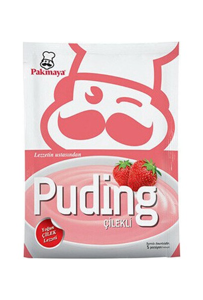Pakmaya Puding Çilekli 125 Gr