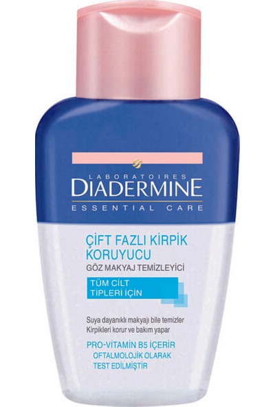 Diadermine Çift Fazlı Kirpik Koruyucu Göz Makyaj Temizleyici 125 ml Diadermine Çift Fazlı Kirpik Koruyucu Göz Makyaj Temizleyici 125 ml