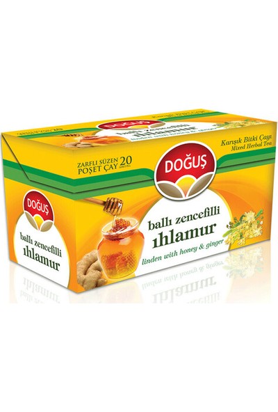 Doğuş Bitki Çayı Ballı Zencefilli Ihlamur 20'li