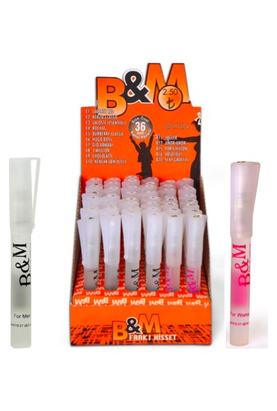 B&M Design Kalem Parfüm 48Lİ