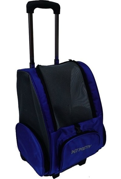 Petpretty Kedi Köpek Çekçekli Sırt Taşıma Çantası Mavi Petpretty Kedi Köpek Çekçekli Sırt Taşıma Çantası Mavi