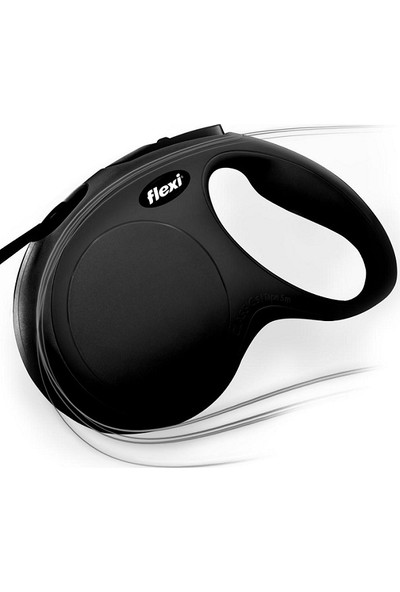 Flexi New Classic Medium 5 Metre Siyah