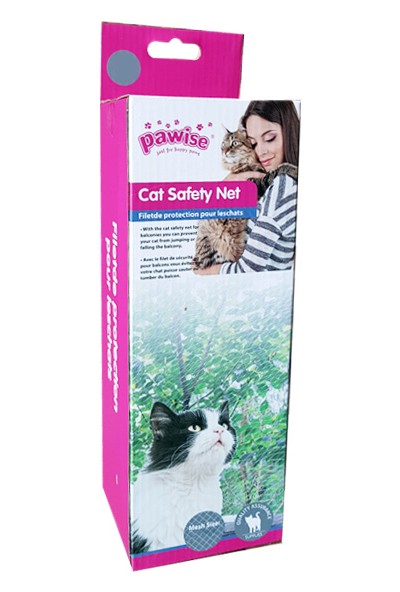 Pawise Balkon Kedi Koruma Şeffaf Ağ 3x2M