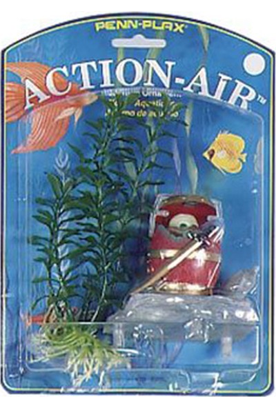 Venys Akvaryum Dekoru Bitkili Havalı Fıçı