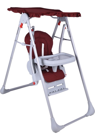Mamma Butterfly Salıncak Bebek Salıncağı - Bordo