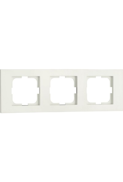 Ovivo Grano Beyaz Üçlü Çerçeve
