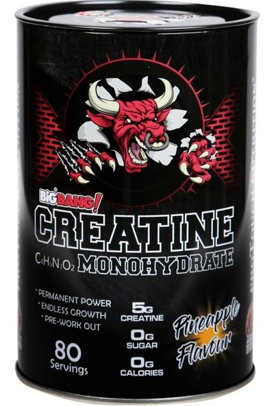 Protouch Nutrition Bigbang Kreatin Creatine Monohydrate 400 gr 80 Servis Ananas Aromalı Protouch Nutrition Bigbang Kreatin Creatine Monohydrate 400 gr 80 Servis Ananas Aromalı