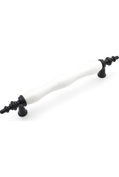 Kulpsec Bozburun Siyah Beyaz Porselen 128 mm