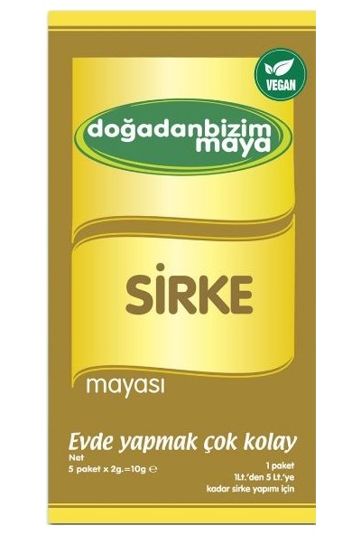 Doğadan Bizim Probiyotik Sirke Mayası 5'li Paket Doğadan Bizim Probiyotik Sirke Mayası 5'li Paket