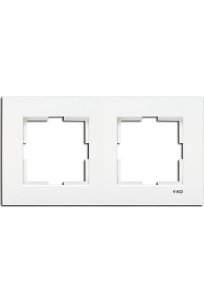 Viko Karre Beyaz Ikili Çerçeve