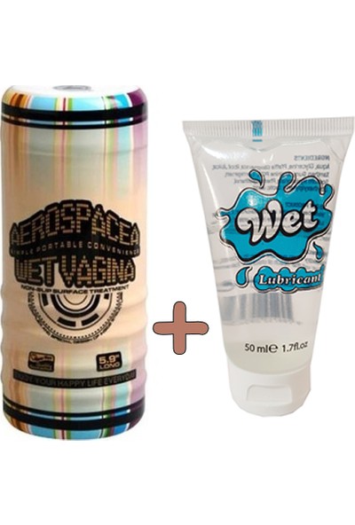 Lilitu Shop Aerospacea Suni Vajina Realistik Mastürbatör + Wet 50 ml Lilitu Shop Aerospacea Suni Vajina Realistik Mastürbatör + Wet 50 ml