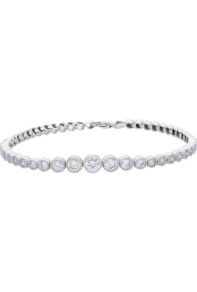 Chavin Su Yolu Pırlanta Montür Sıra Taşlı Gümüş Bileklik EE37 Chavin Su Yolu Pırlanta Montür Sıra Taşlı Gümüş Bileklik EE37