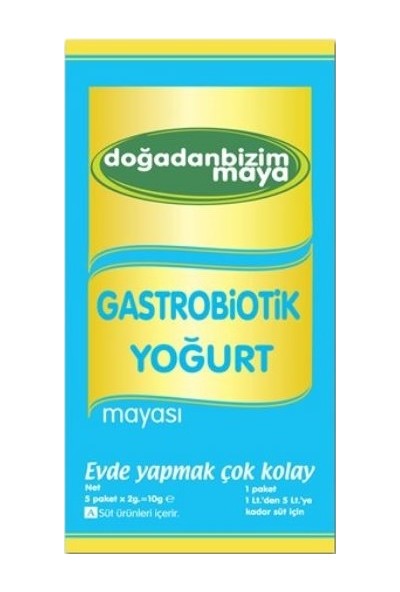 Doğadan Bizim Gastrobiotik Yoğurt Mayası 5'li Paket Doğadan Bizim Gastrobiotik Yoğurt Mayası 5'li Paket