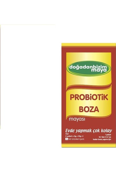 Doğadan Bizim Probiyotik Boza Mayası 5'li Paket Doğadan Bizim Probiyotik Boza Mayası 5'li Paket