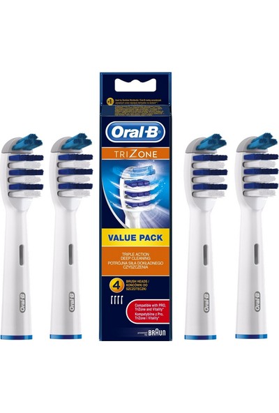 Oral-B Trizone 4'lü Diş Fırçası Yedek Başlığı