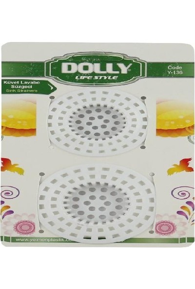 Dolly Y-136 Lavabo ve Küvet Süzgeci 2'li