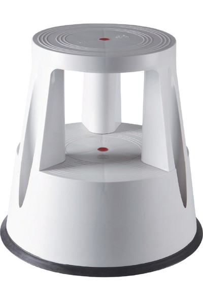 Hmk Kaydırmaz Tekerlekli Çift Kat Tabure