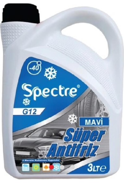 Spectre G12 -40C Antifiriz Mavi 3 lt Spectre G12 -40C Antifiriz Mavi 3 lt