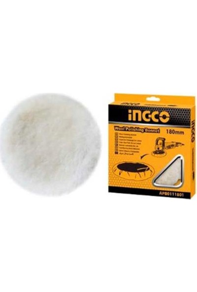 İngco Yün Polisaj Bonesi İpli 180 mm