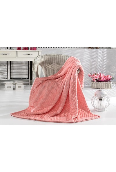 Aksu İpeksoft Tomurcuk Tek Kişilik Vizon Battaniye Pembe