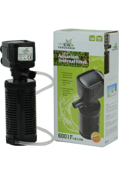 Venusaqua Akvaryum İç Filtre 6001F 880 l Venusaqua Akvaryum İç Filtre 6001F 880 l